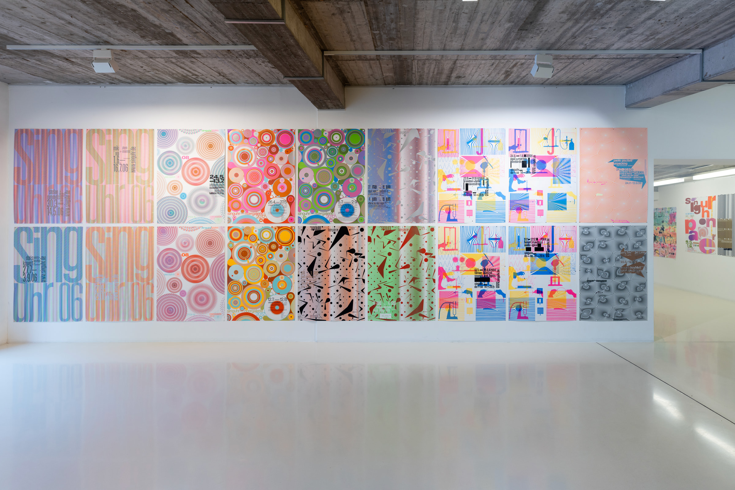 cyan. work 1990–2025 - typo/graphic posters
