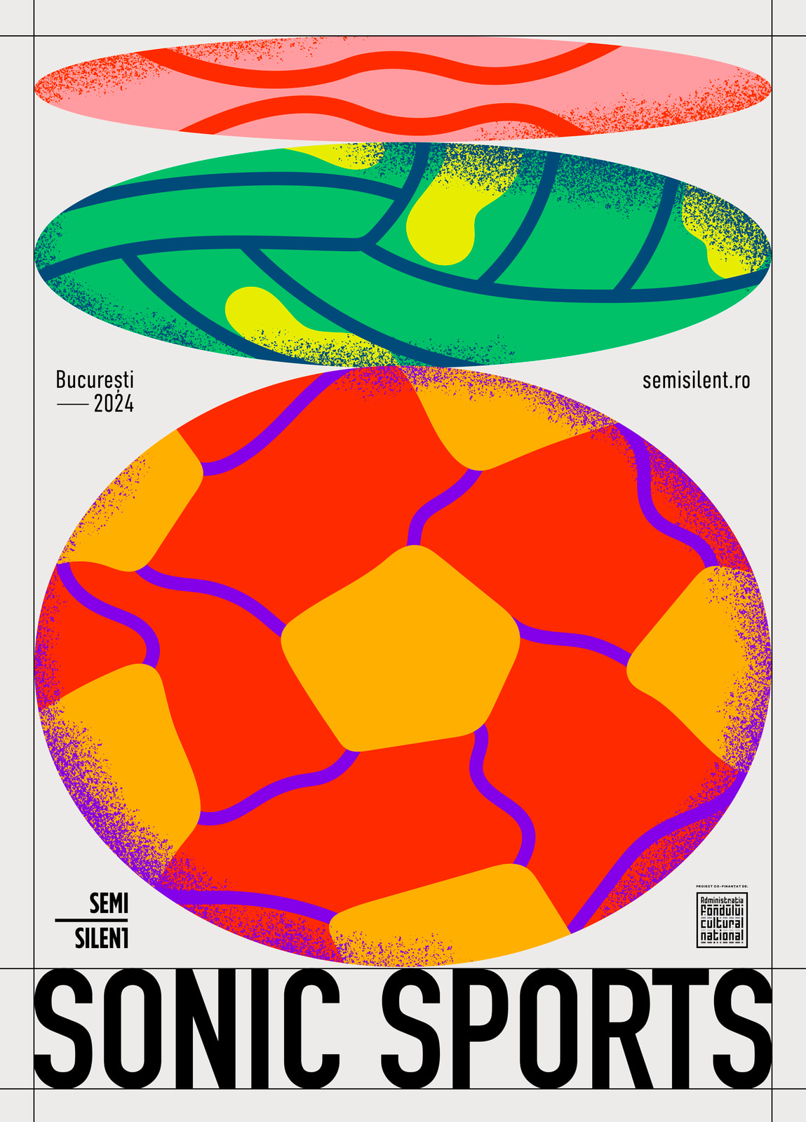 “Sonic Sports”, 2024, by Eleni Dafini Bacula - typo/graphic posters