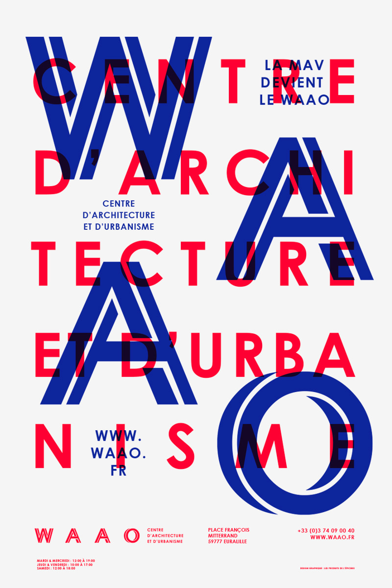 “Smart land”, 2018, by Les produits de l'épicerie - typo/graphic posters