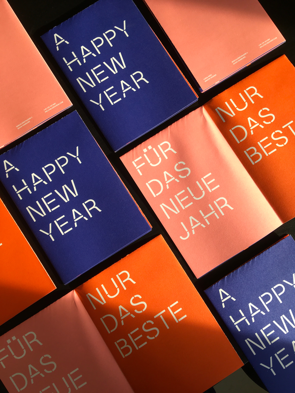“Happy 2020”, 2020, by Luzia Hein - typo/graphic posters
