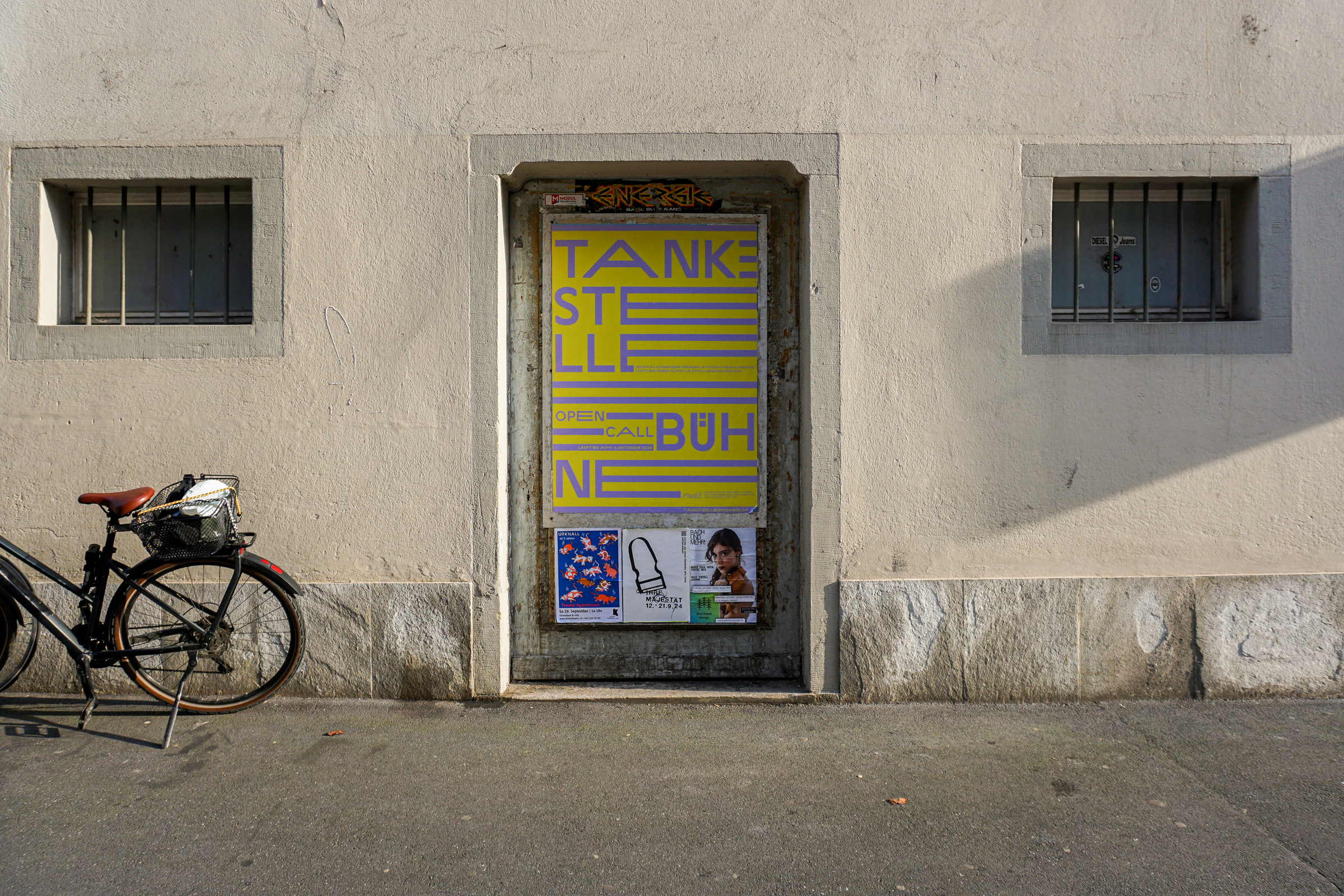 “Tankstelle Bühne Open Call”, 2023, by Nicole Brugger - typo/graphic ...